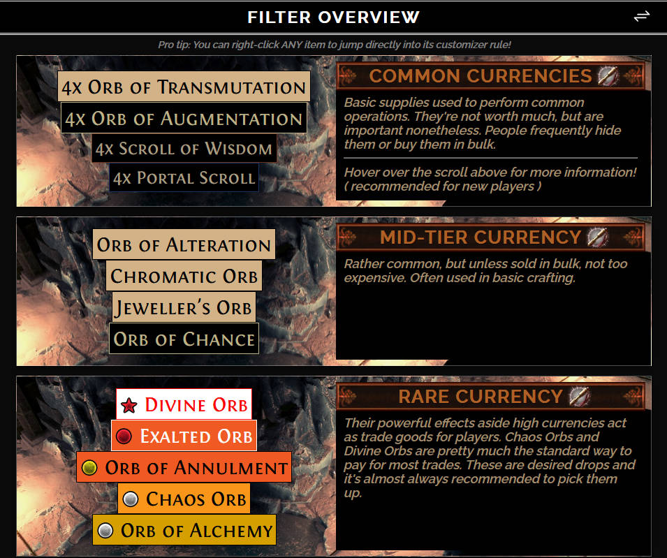 PoE Loot Filter Guide